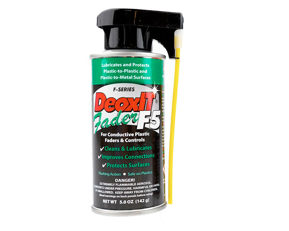 DeoxIT Fader F5 Lube Spray - 142g – Open Ear Audio Store